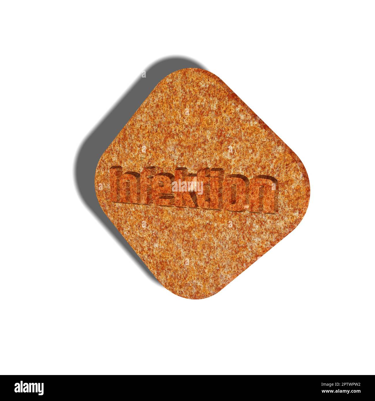 "Infektion" = "Infection" - word, lettering or text as a 3D ...