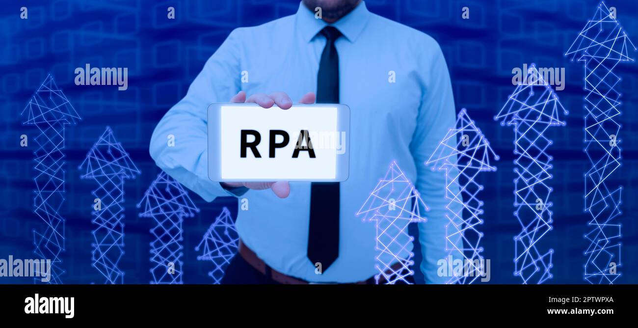 Inspiration showing sign Rpa, Business overview robotic process ...