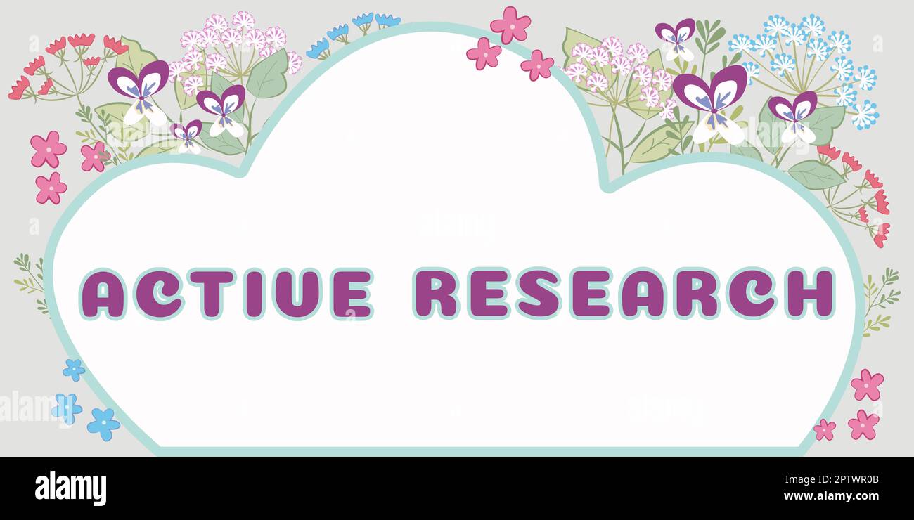 Handwriting text Active Research, Business approach Simultaneous ...