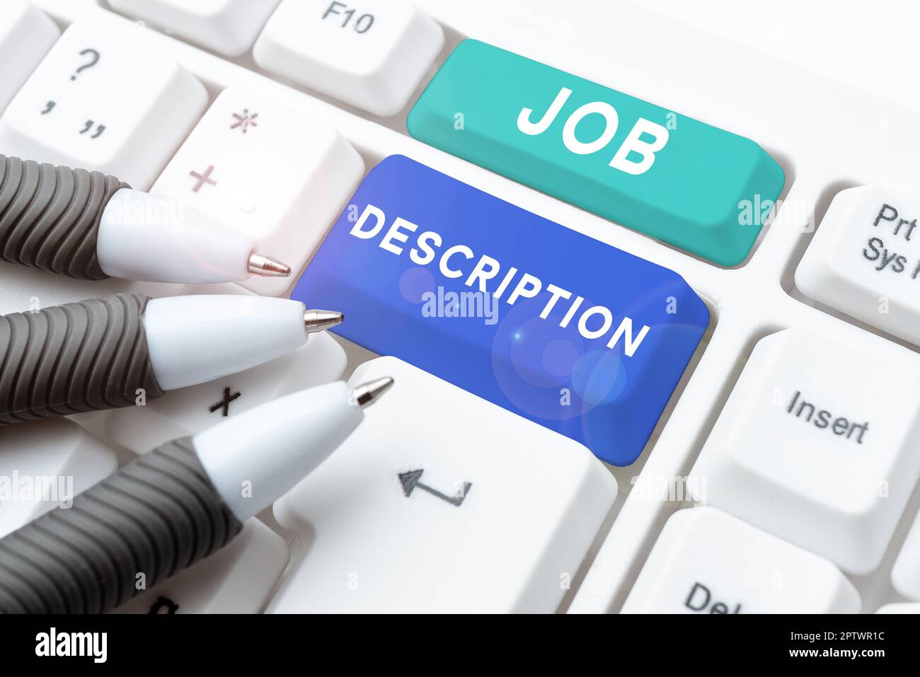 Writing displaying text Job Description, Business approach written ...