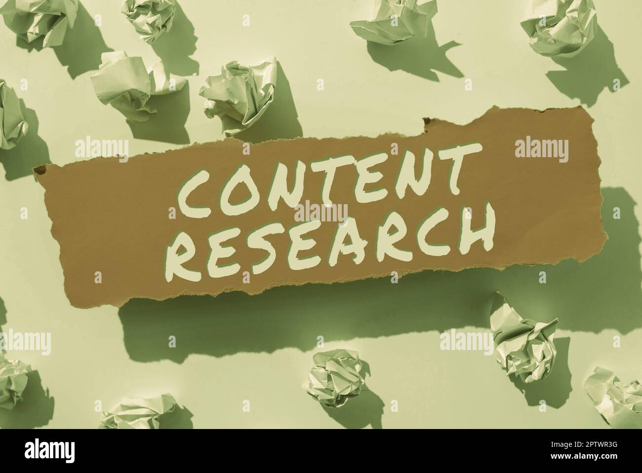 Text sign showing Content Research, Business approach method for ...
