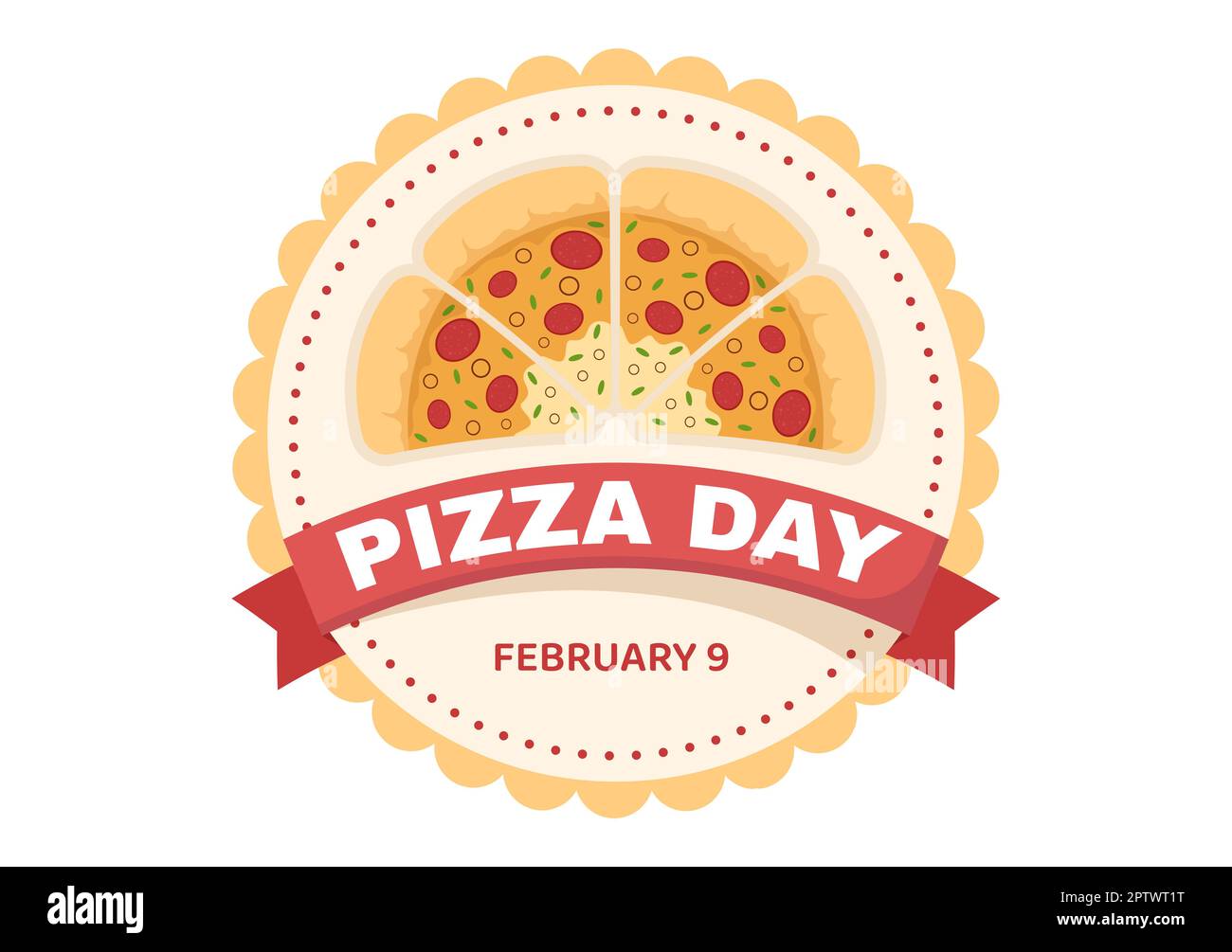 National Pizza Day on Celebration February 9 by Consuming Various Slice ...