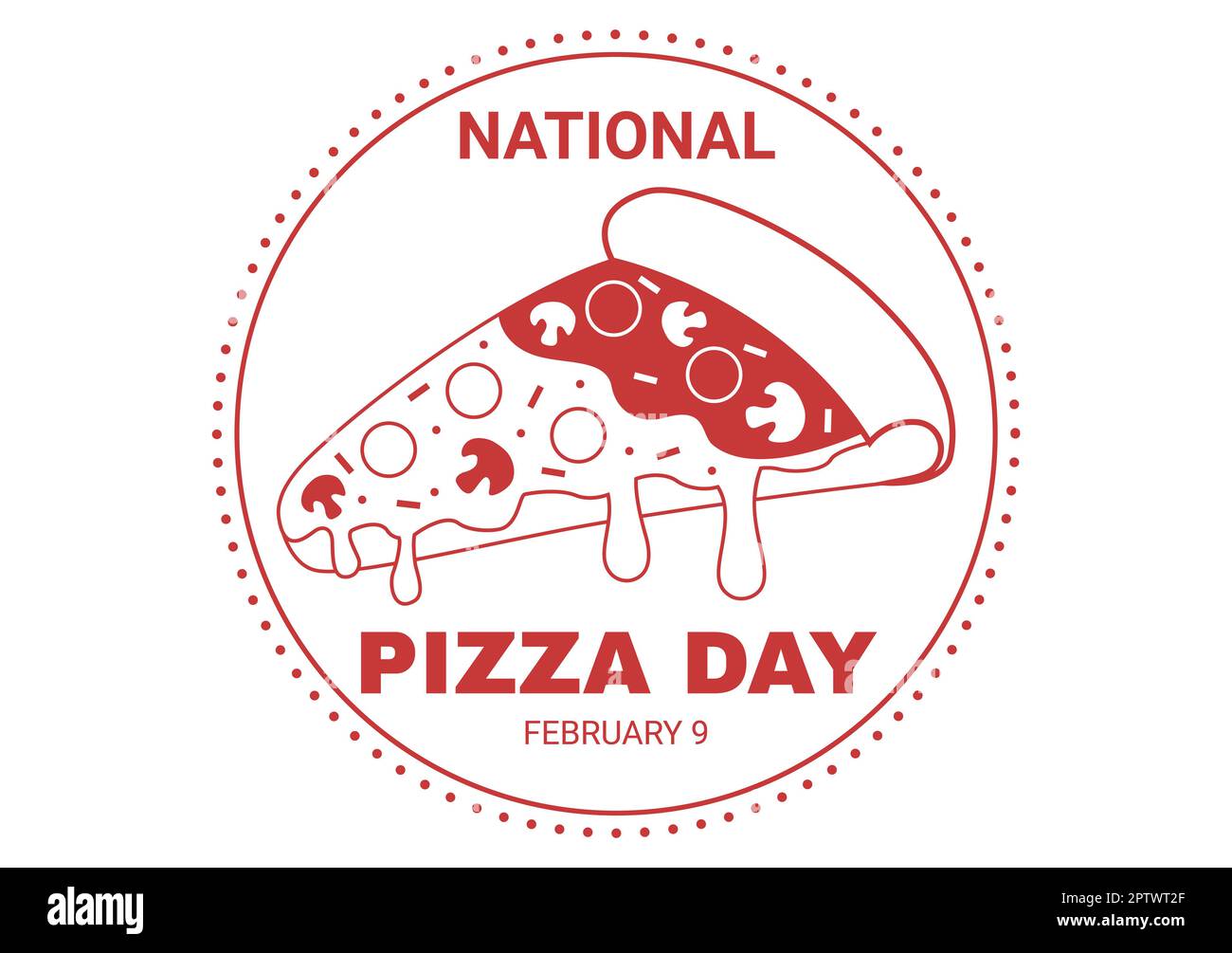 National Pizza Day on Celebration February 9 by Consuming Various Slice ...