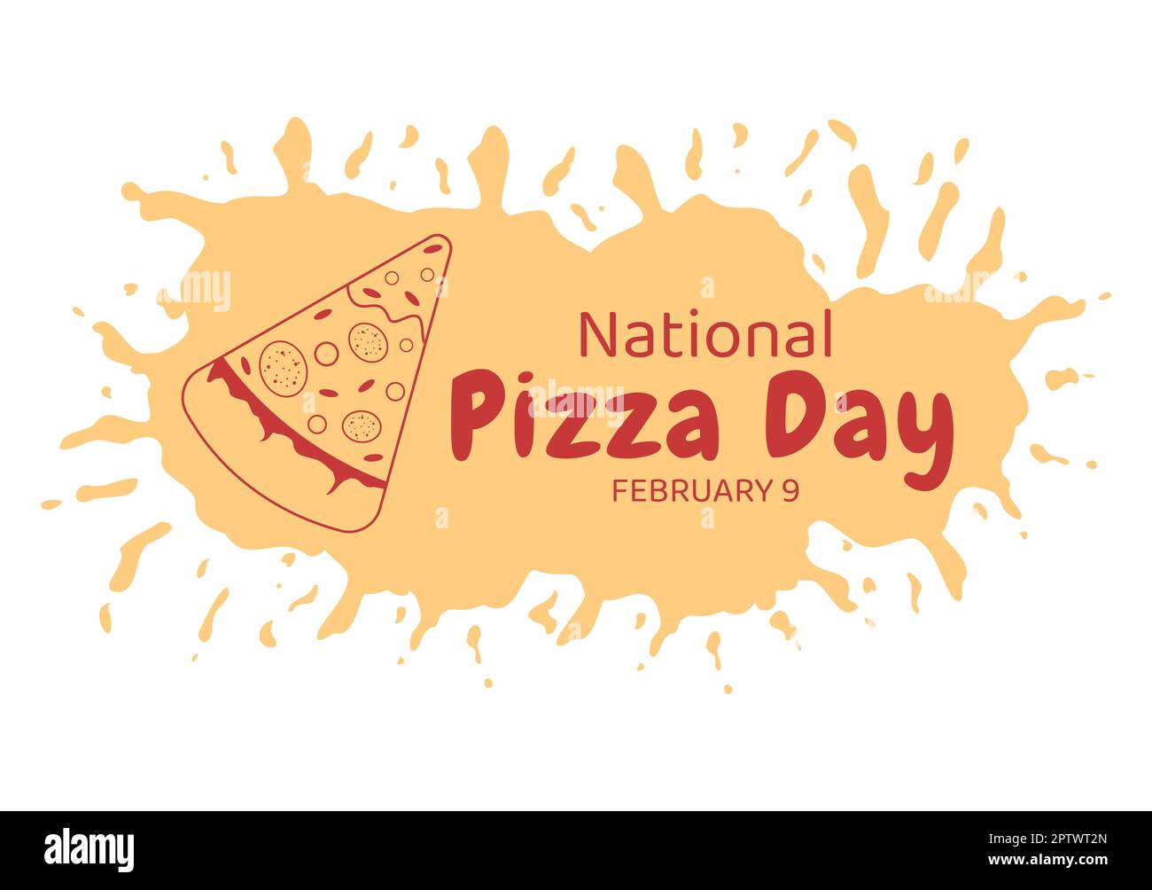 National Pizza Day on Celebration February 9 by Consuming Various Slice ...