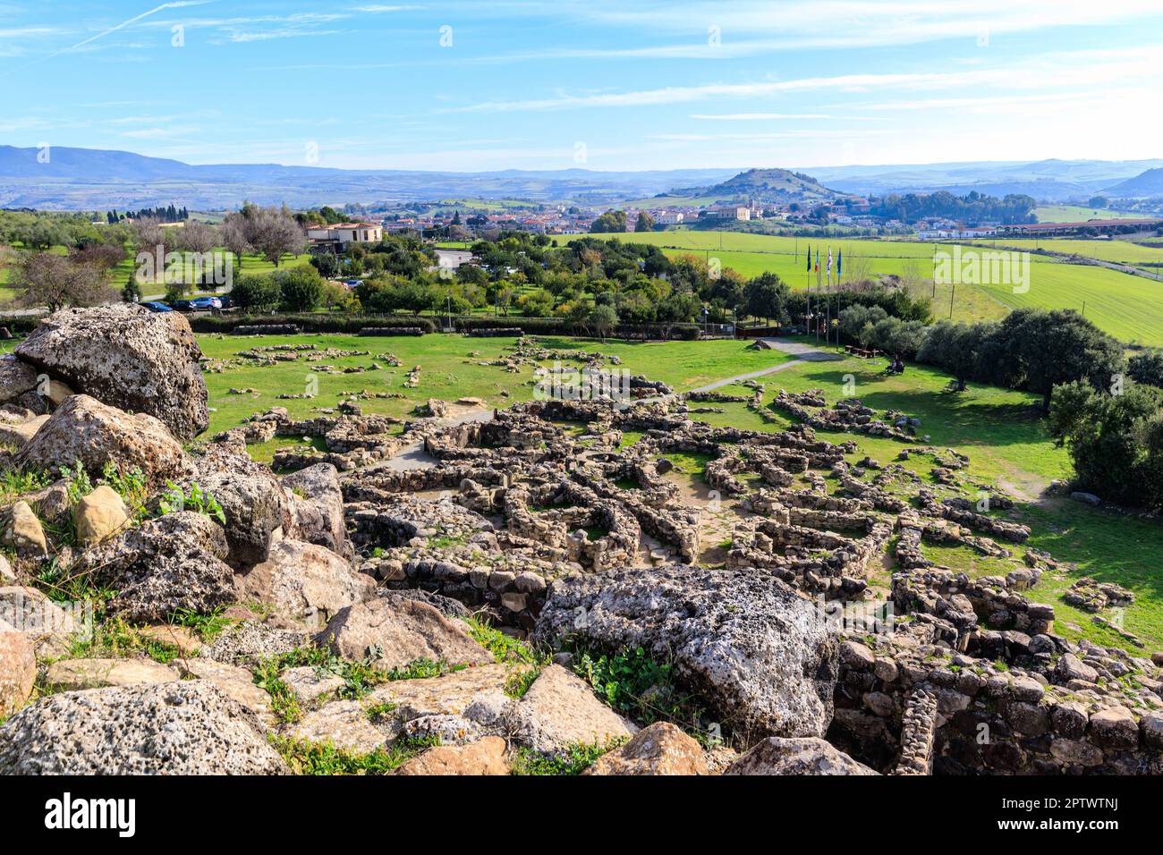 Su Nuraxi is a nuragic archaeological site in Barumini, Sardinia, Italy ...