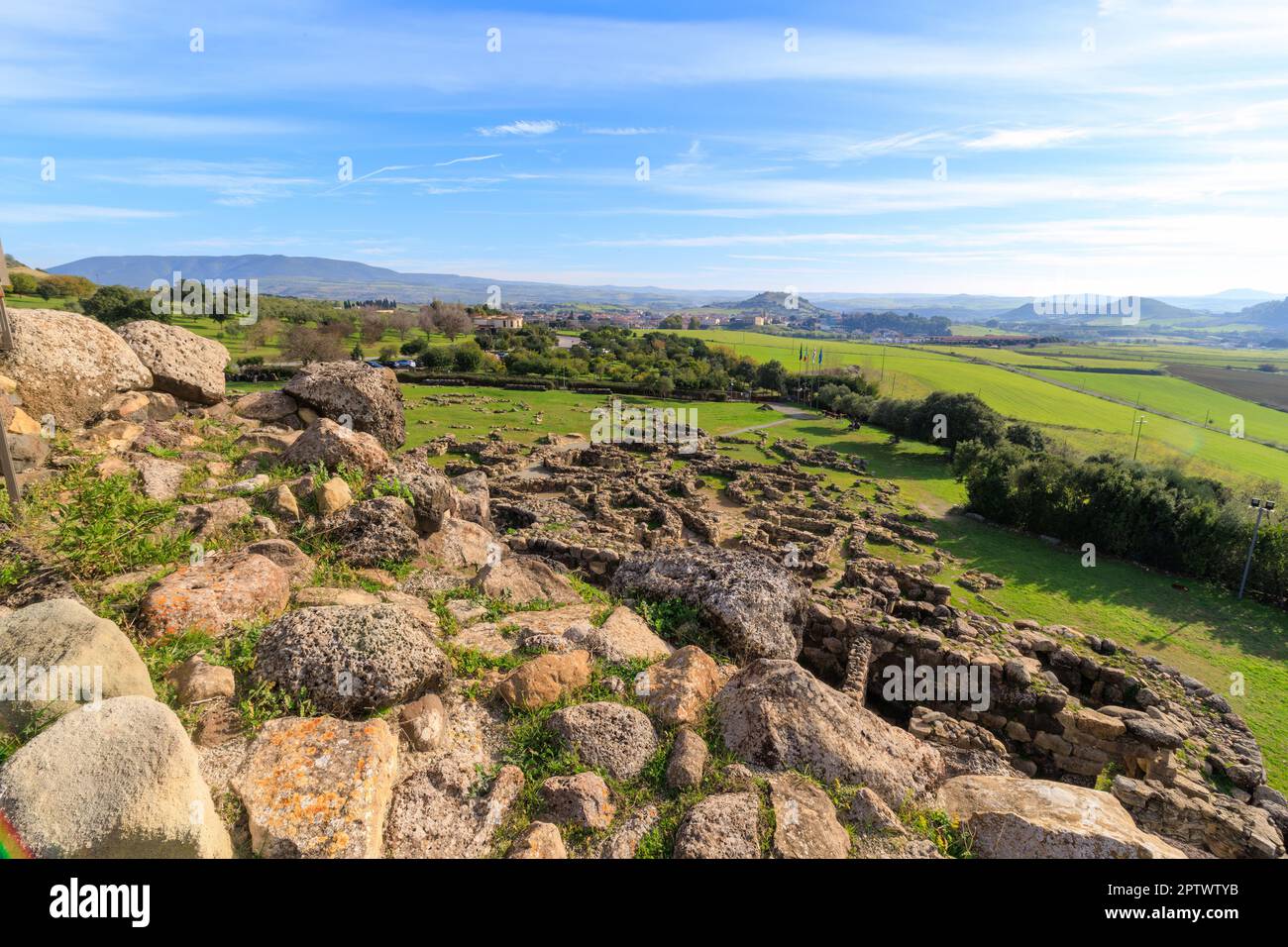 Su Nuraxi is a nuragic archaeological site in Barumini, Sardinia, Italy ...