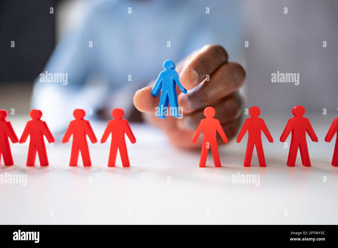 Ideal Client Or Job Candidate Profile Selection And Recruitment Stock ...