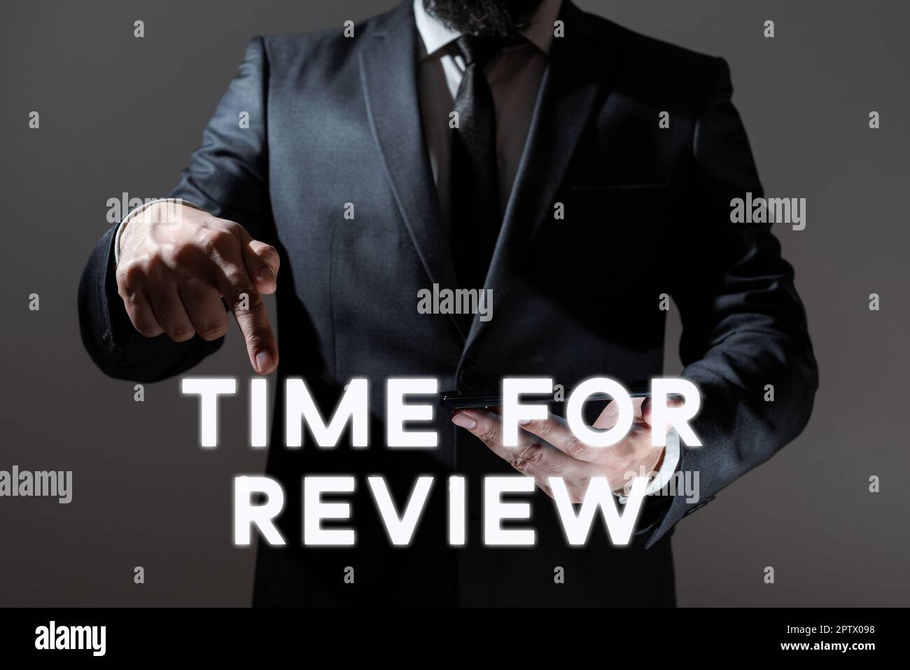 Sign displaying Time For Review, Conceptual photo Evaluation Feedback ...