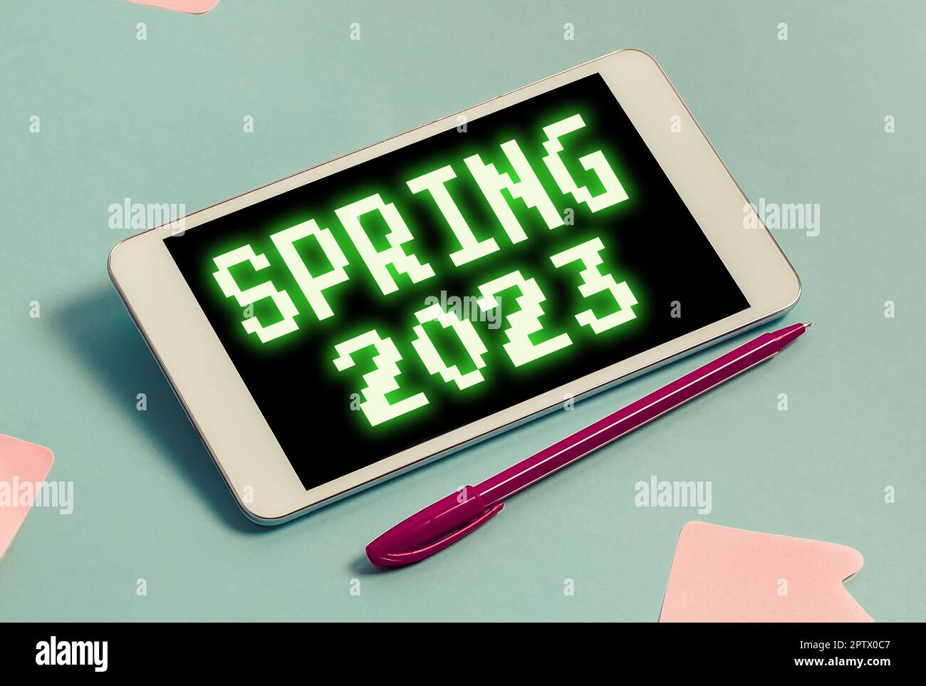 Sign displaying Spring 2023, Business showcase time of year where ...