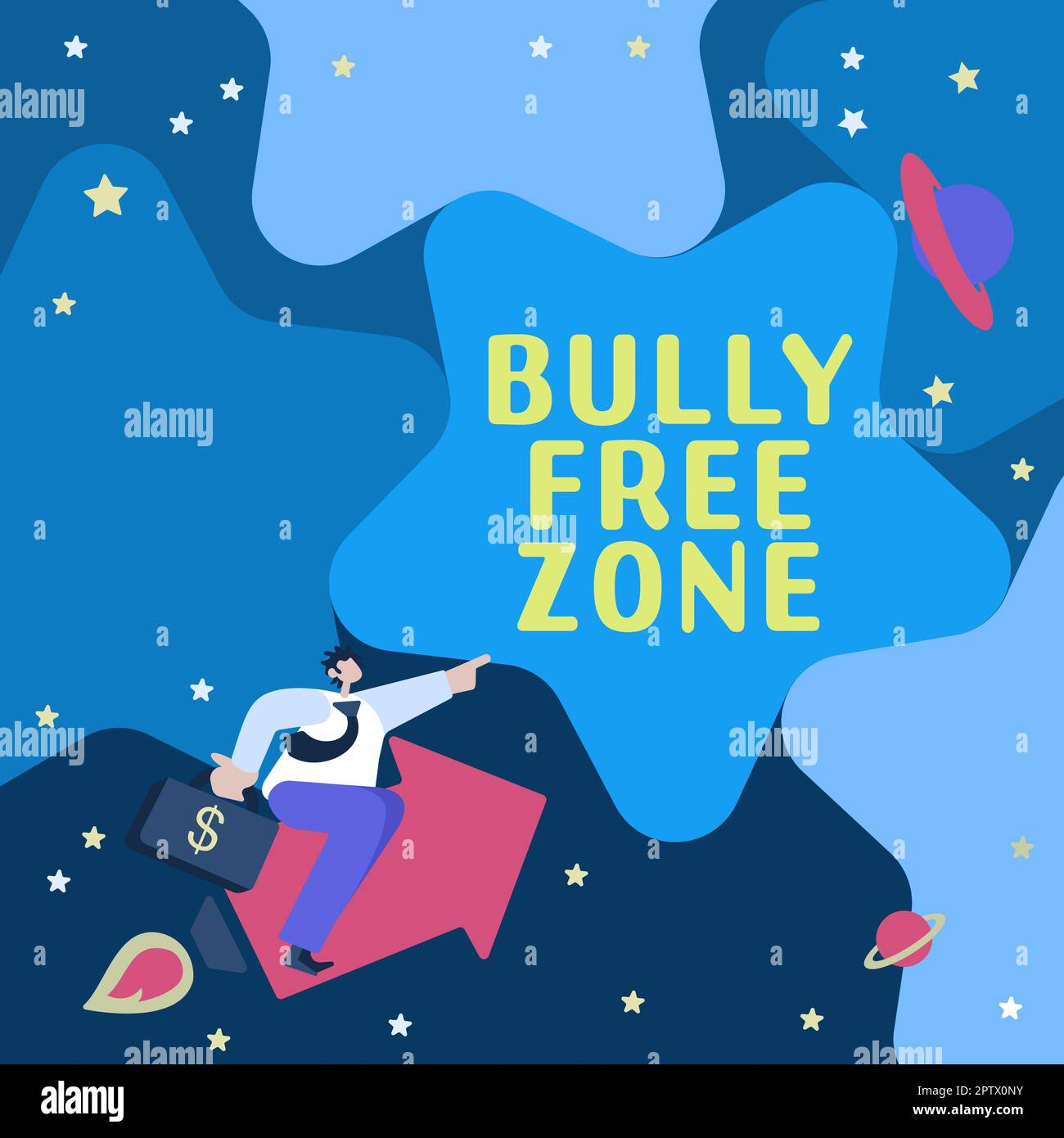 Inspiration showing sign Bully Free Zone, Business overview Be ...