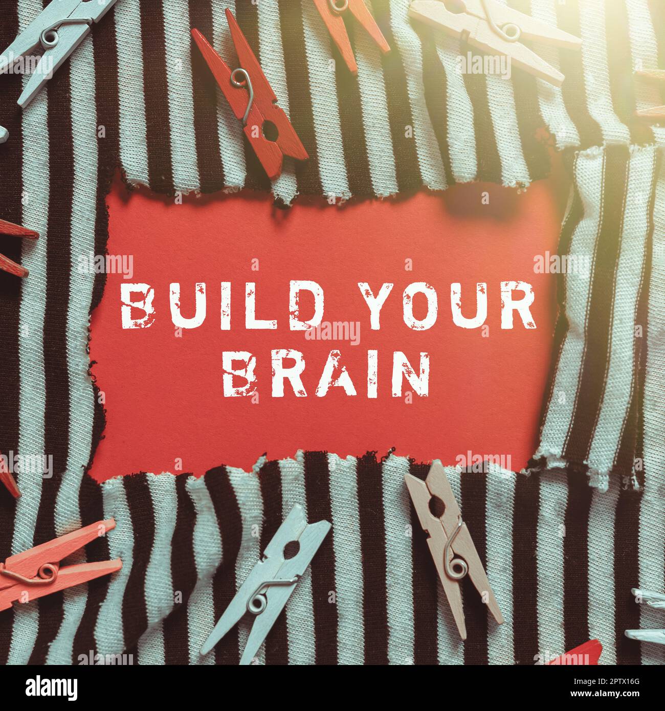 Conceptual caption Build Your Brain, Internet Concept mental activities ...