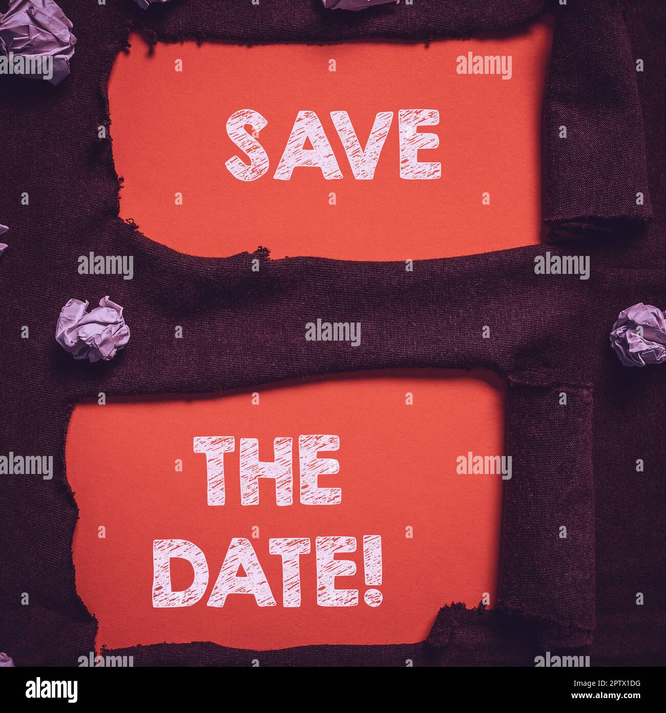 Text caption presenting Save The Date, Business showcase Remembering ...