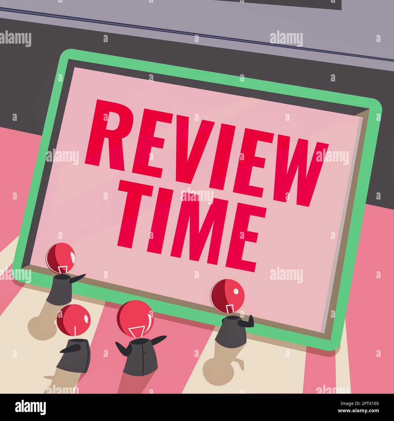 Text sign showing Review Time, Business overview situation or system ... Text sign showing Review Time, Business overview situation or system ...