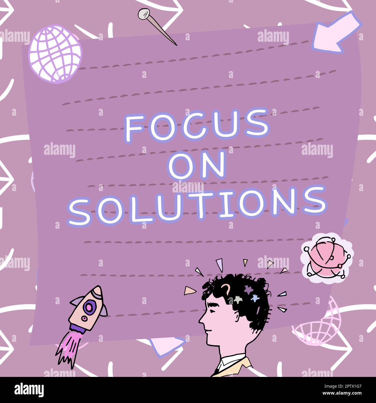 Sign displaying Focus On Solutions, Business idea powerful practical ...