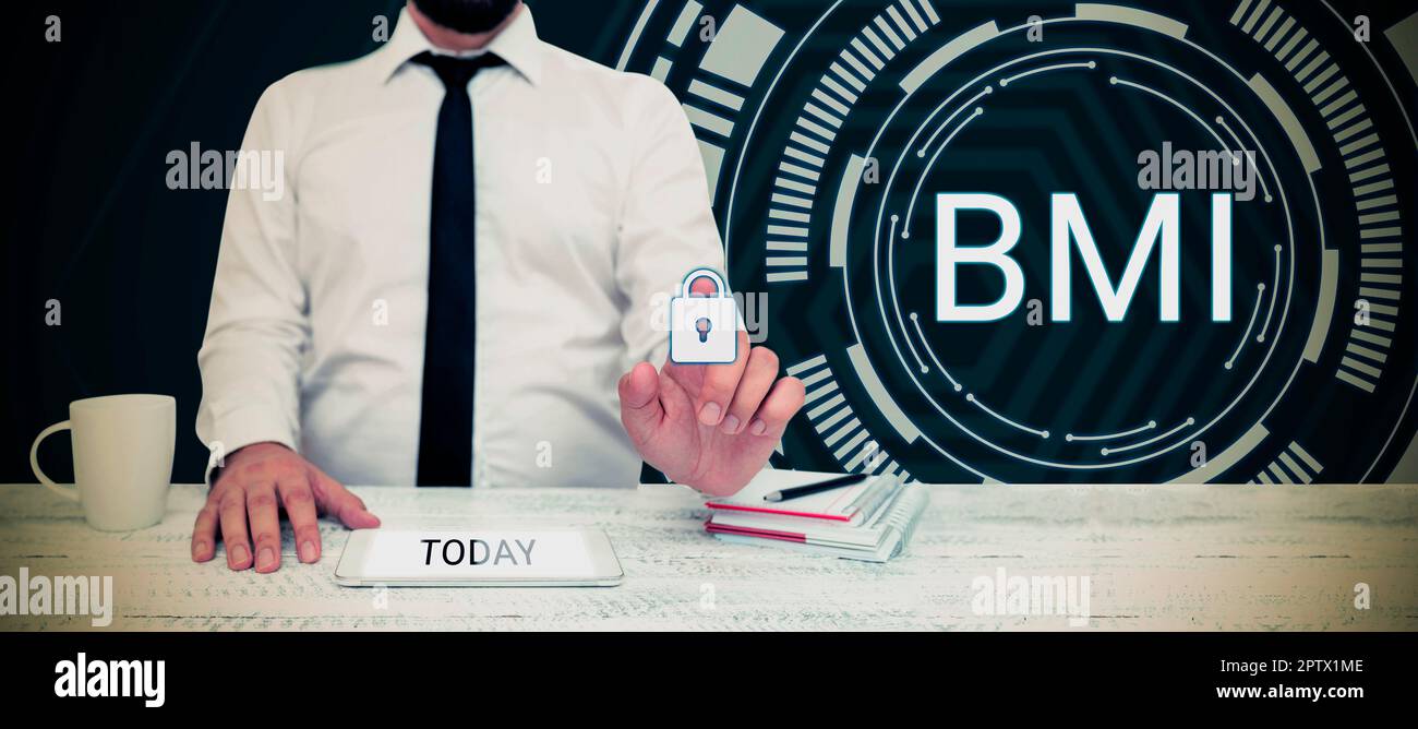 Text showing inspiration Bmi, Business idea Method of estimating body ...