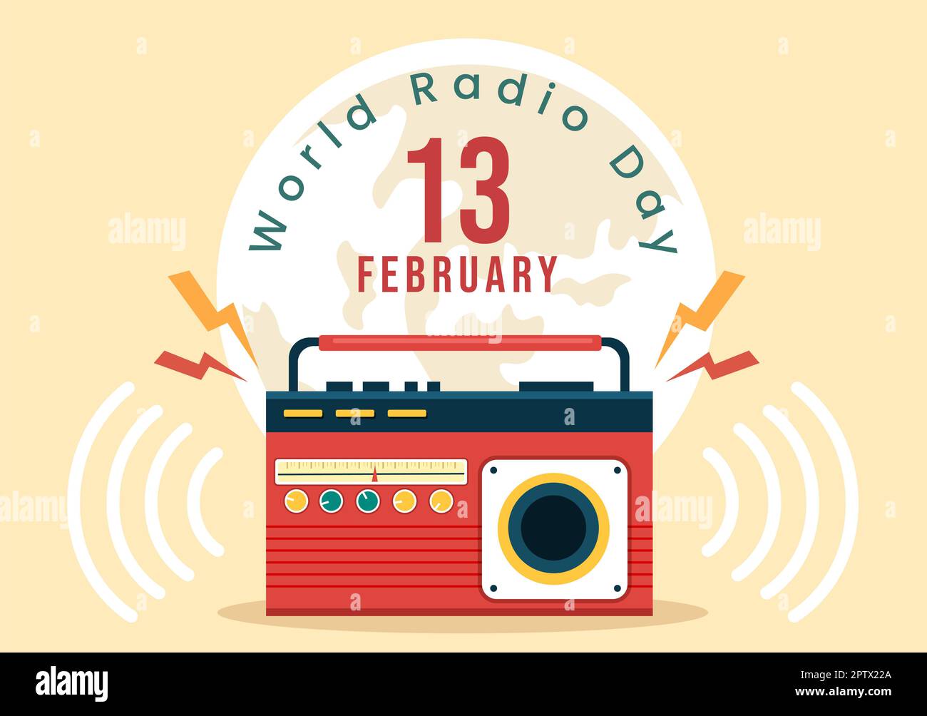 World Radio Day on February 13 of Idea for Landing Page Template ...