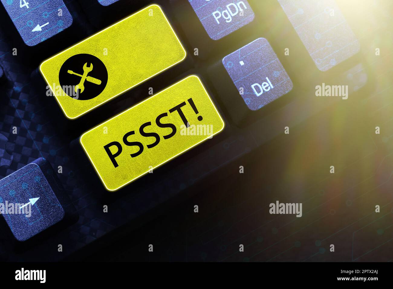 Conceptual display Pssst, Business approach Expression Way to attract ...