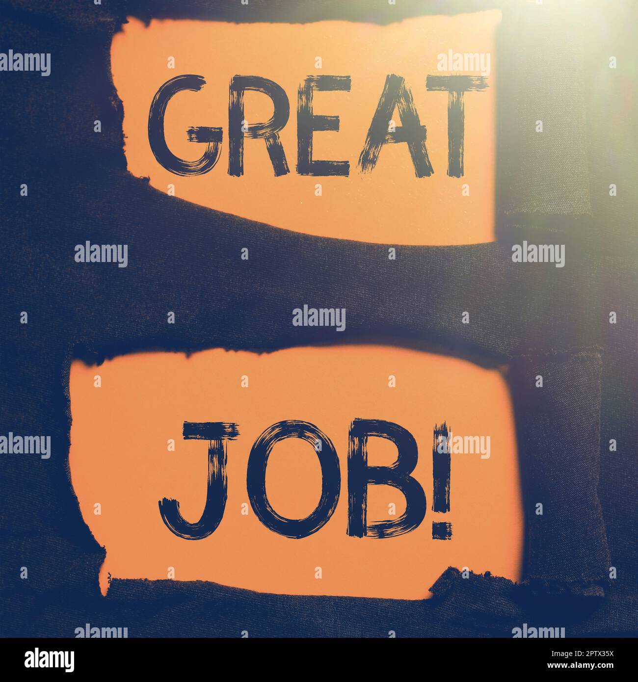 Conceptual display Great Job, Business showcase Excellent work Well ...