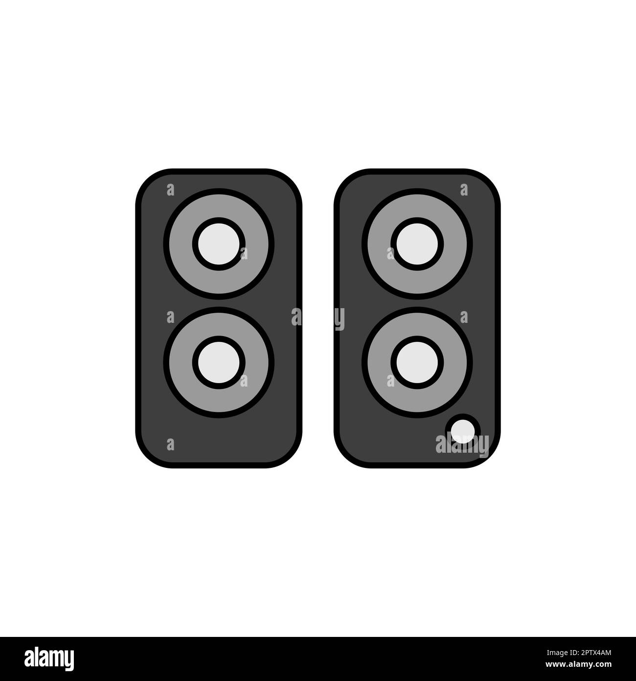 Two acoustic speaker color hi-res stock photography and images - Alamy