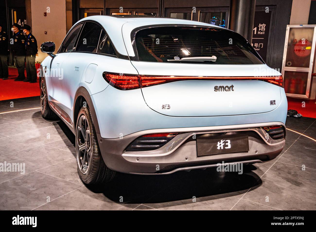 Smart #3 electric SUV on display at the 2023 Shanghai Auto Show Stock ...
