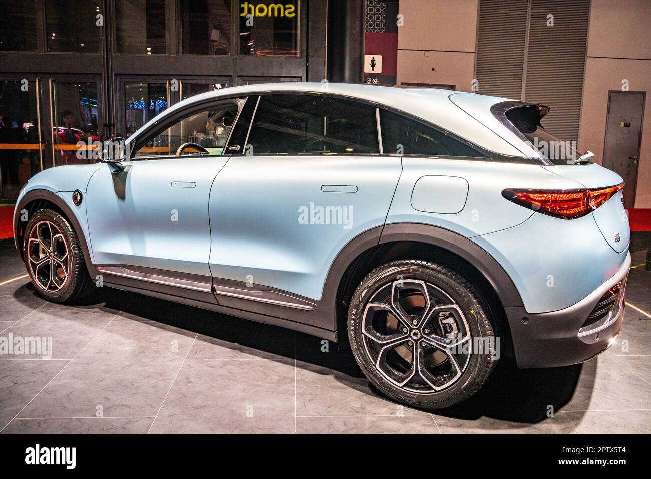 Smart #3 electric SUV on display at the 2023 Shanghai Auto Show Stock ...