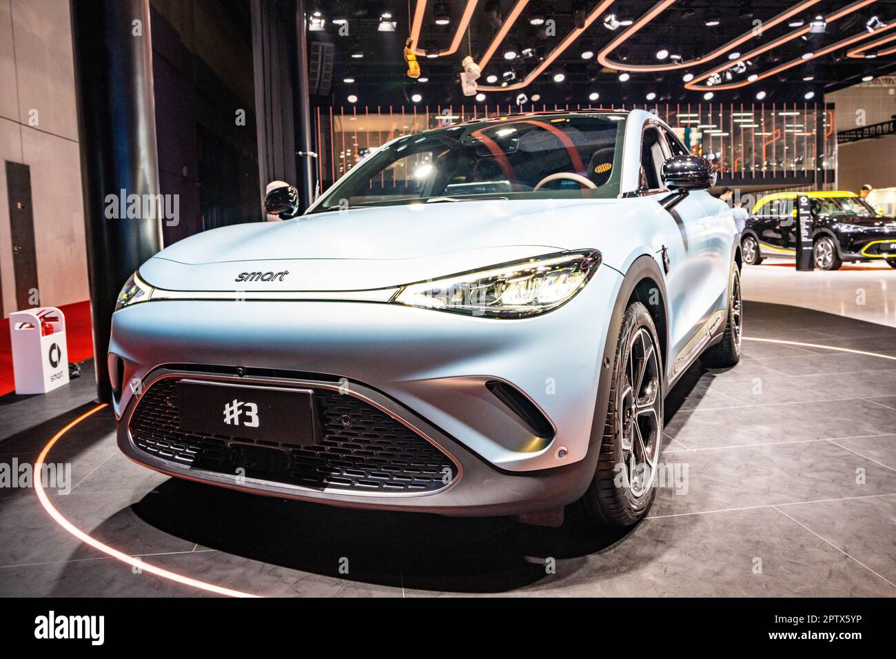 Smart #3 electric SUV on display at the 2023 Shanghai Auto Show Stock ...