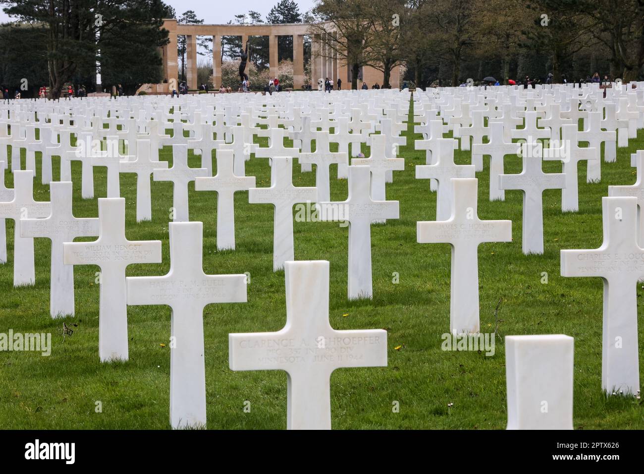 The Normandy American Cemetery and Memorial, Normandy American Cemetry ...