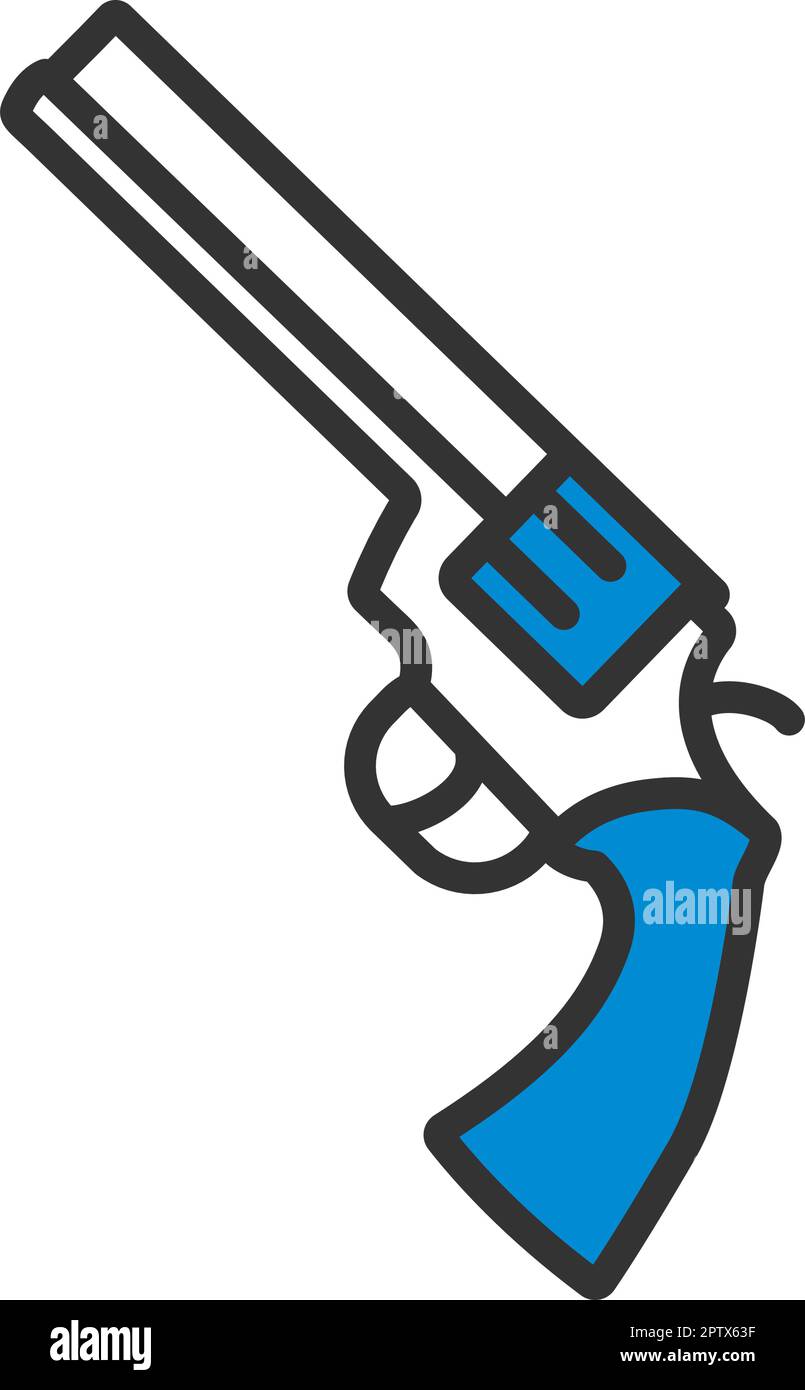 Revolver Gun Icon Stock Vector Image & Art - Alamy