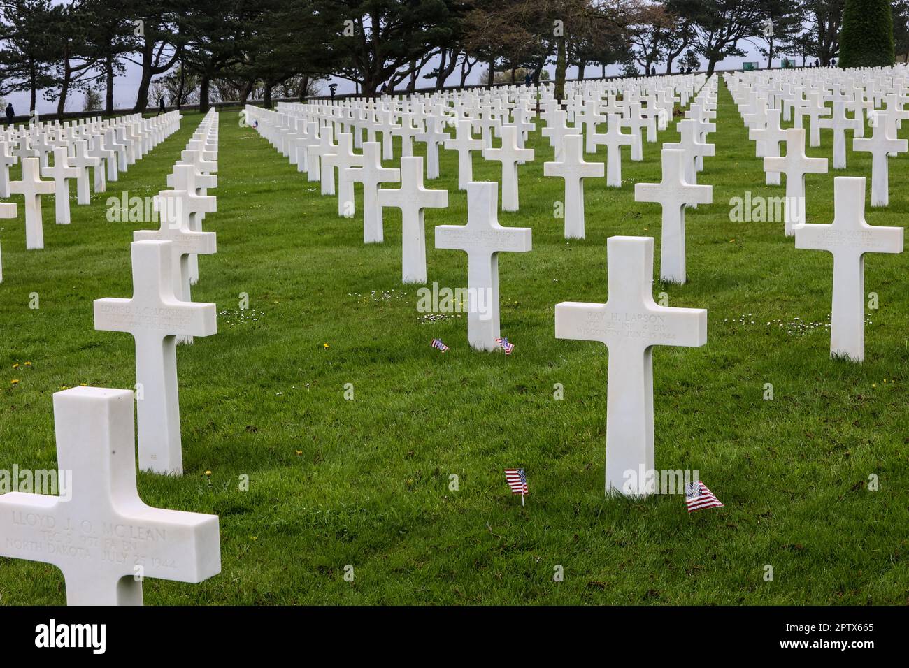 The Normandy American Cemetery and Memorial, Normandy American Cemetry ...