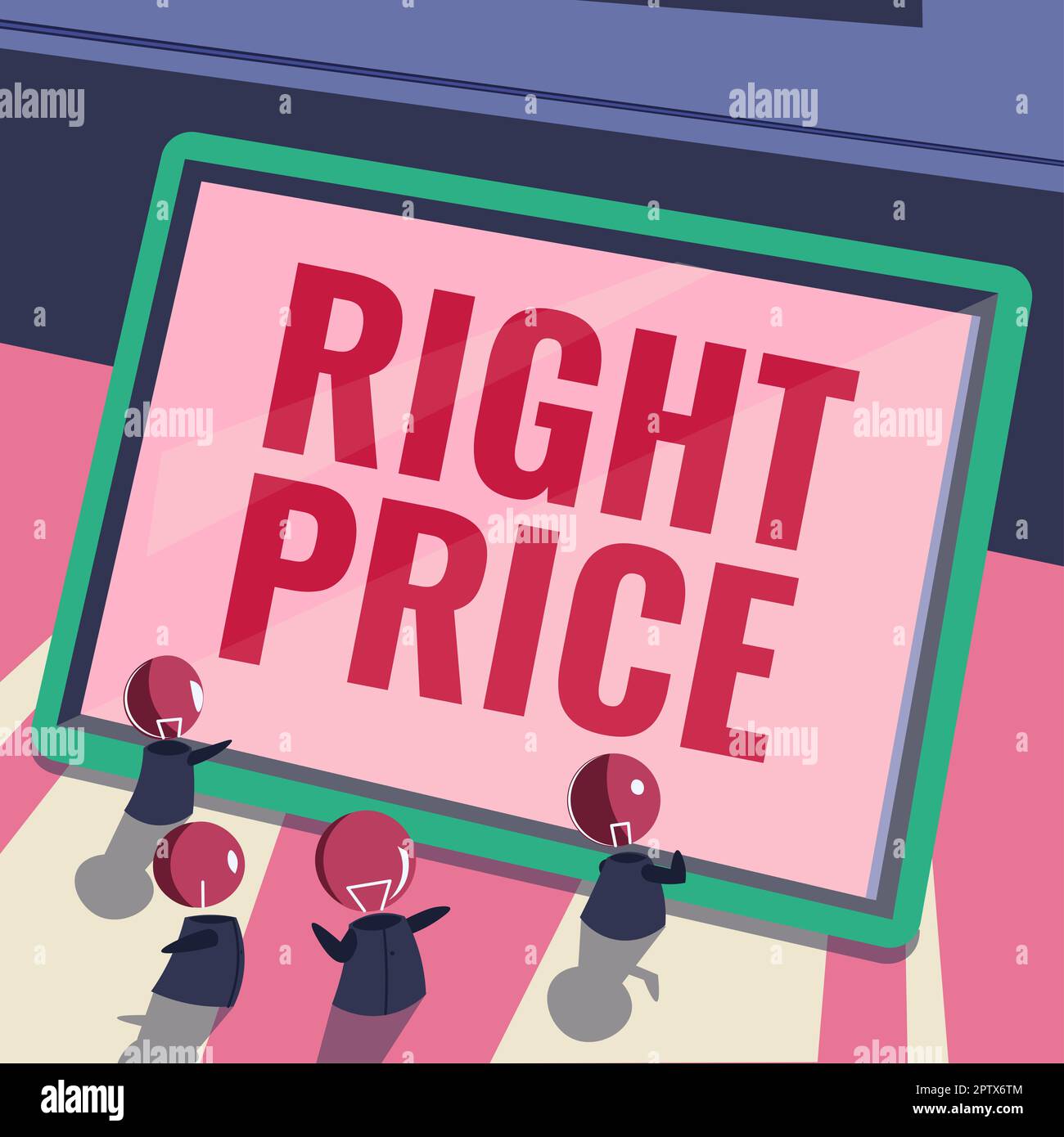 Writing displaying text Right Price, Business idea the amount of money ...