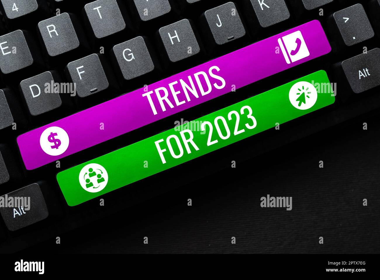 Writing displaying text Trends For 2023, Business showcase list of ...