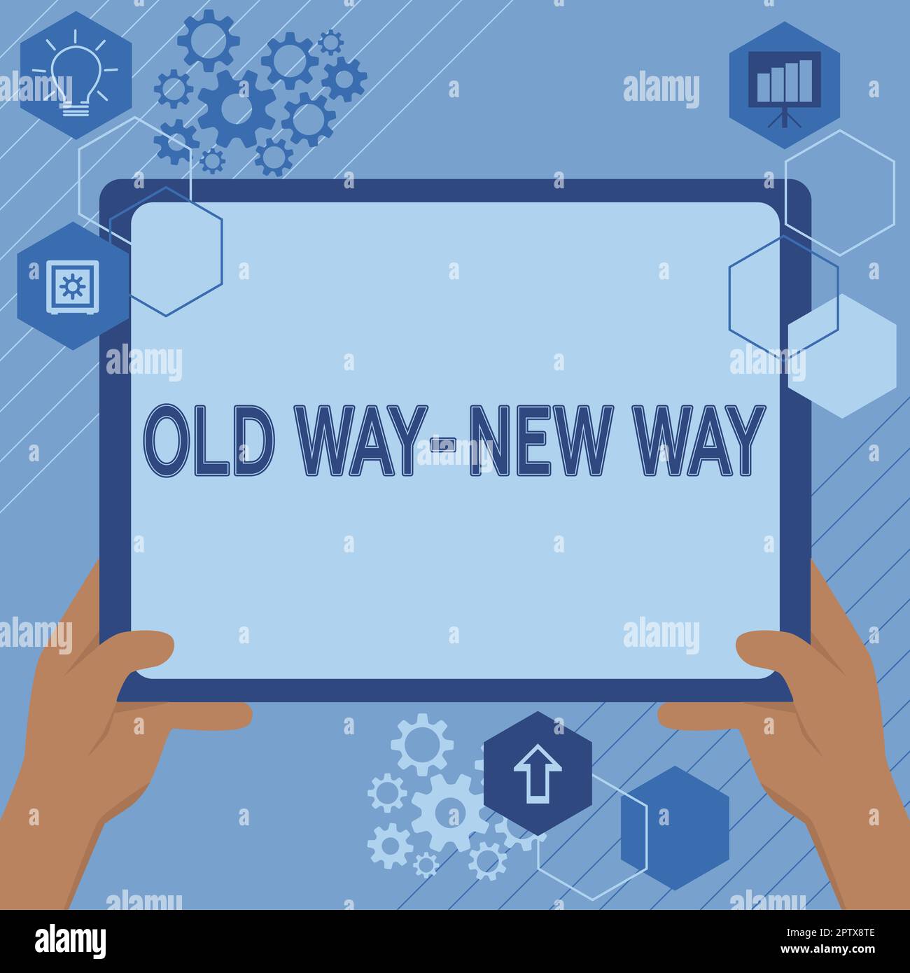 Guide showing leading way hi-res stock photography and images - Alamy