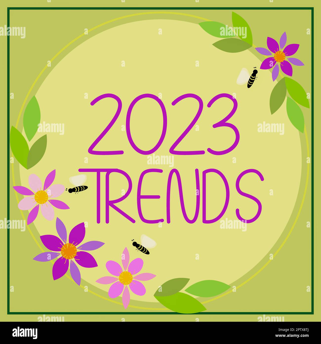 Conceptual display 2023 Trends, Business idea things that is famous for ...