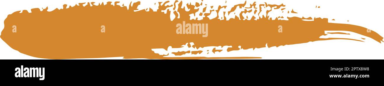 Paint brush stroke, freehand artistic water color abstract shape dirty ...