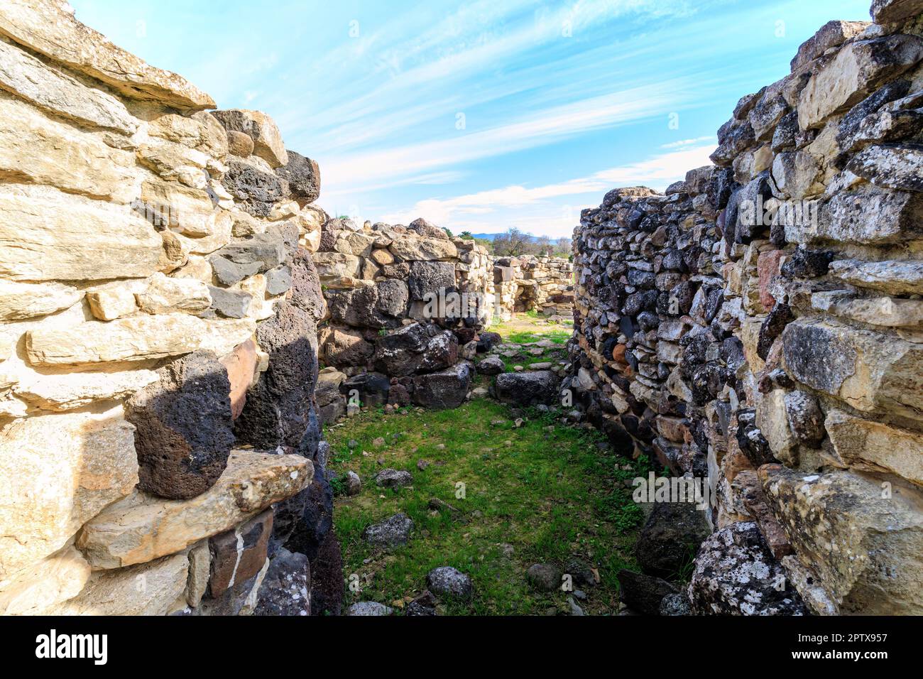 Su Nuraxi is a nuragic archaeological site in Barumini, Sardinia, Italy ...