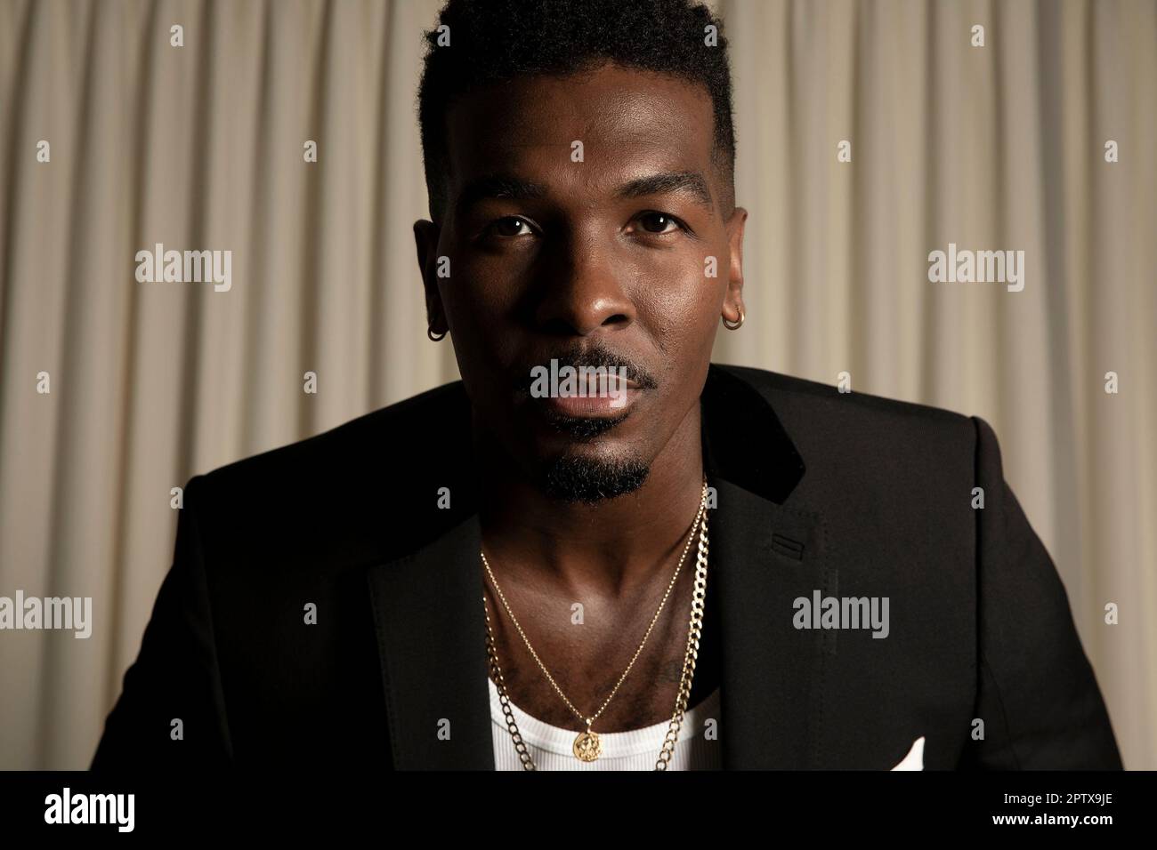 Khris Davis poses for a portrait to promote the film "Big George ...