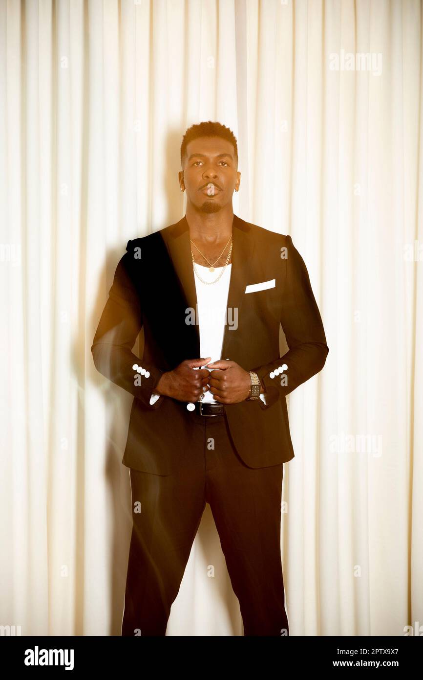 Khris Davis poses for a portrait to promote the film "Big George ...
