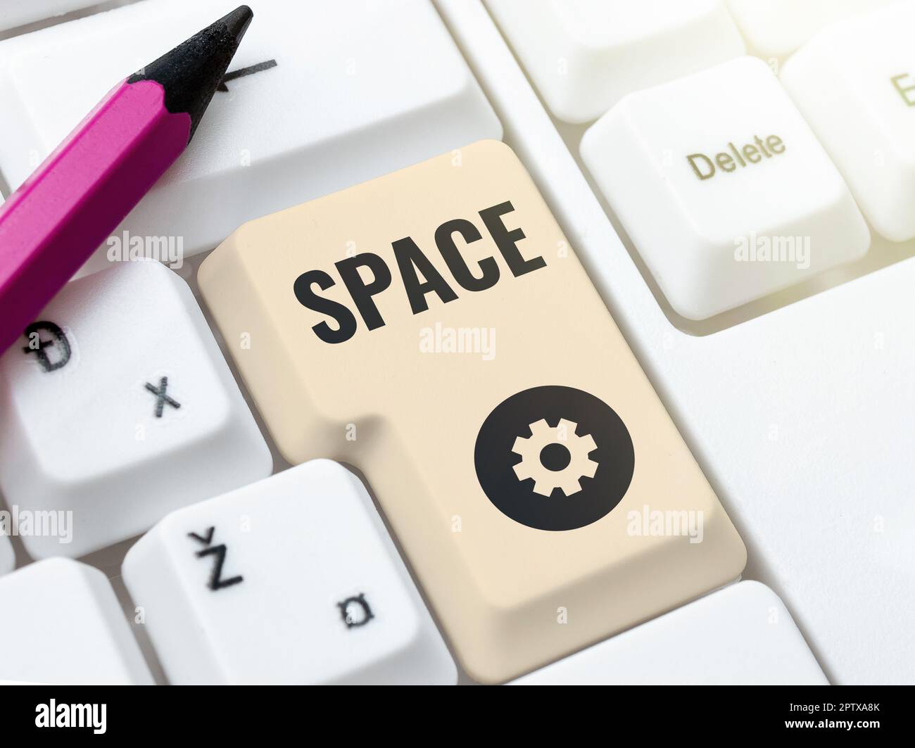 Sign displaying Space, Word for continuous area or expanse which is ...