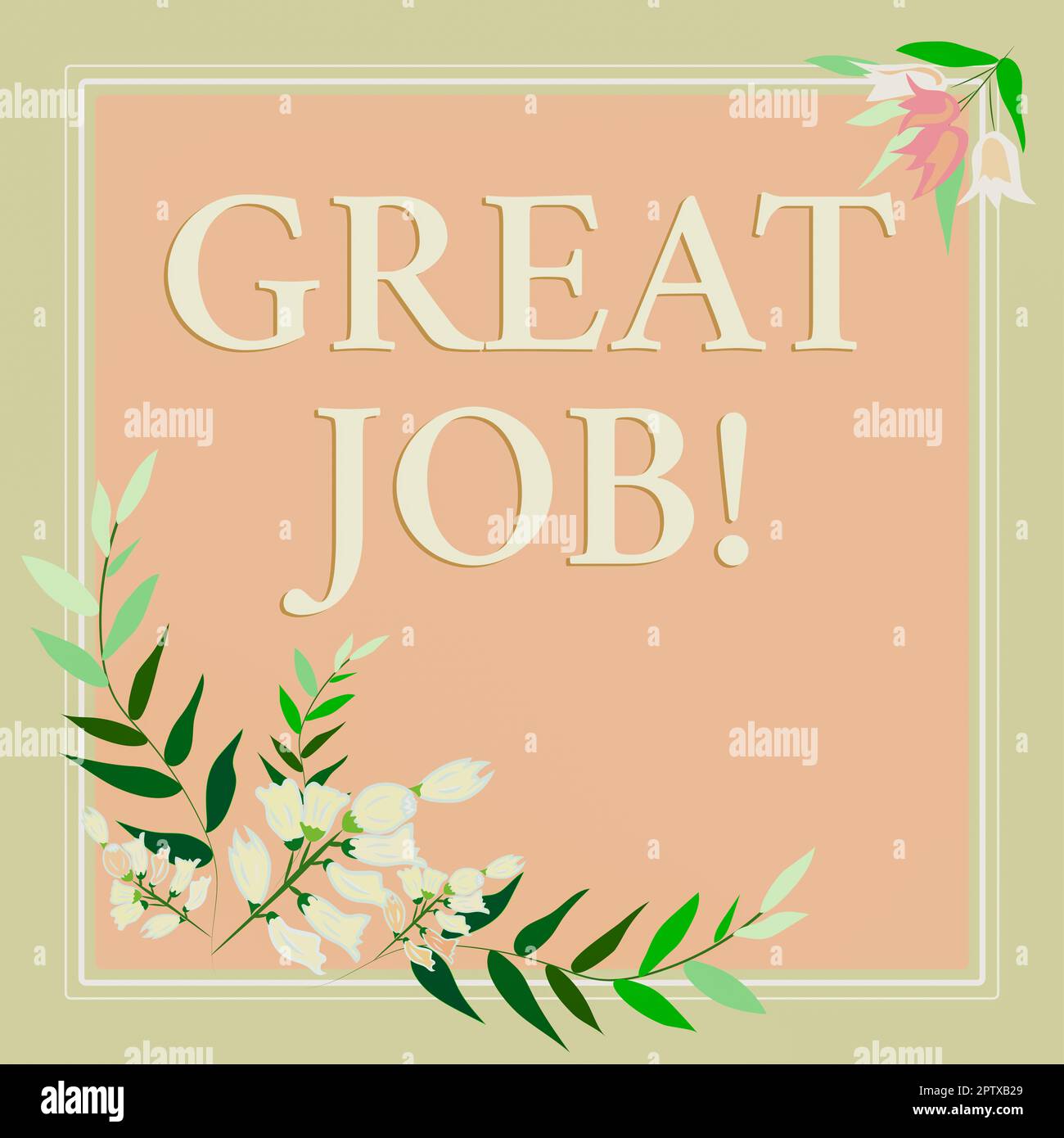 Hand writing sign Great Job, Business idea used praising someone for ...