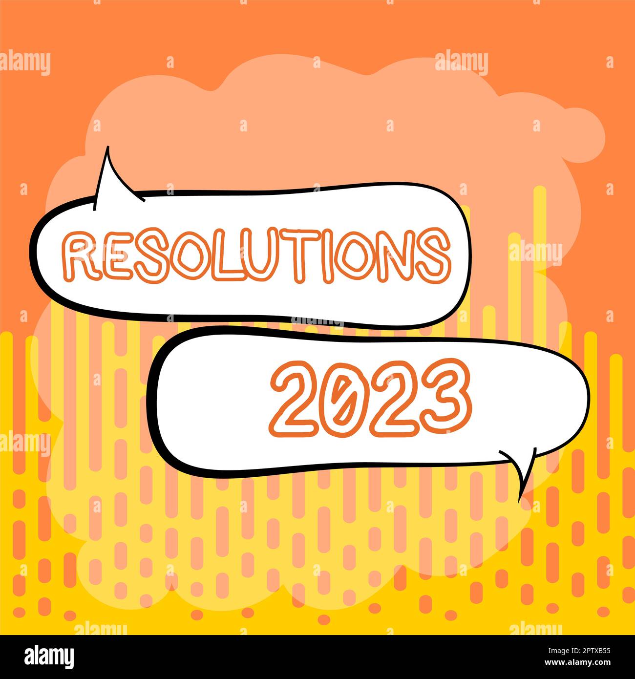 Text sign showing Resolutions 2023, Business idea list of things wishes ...