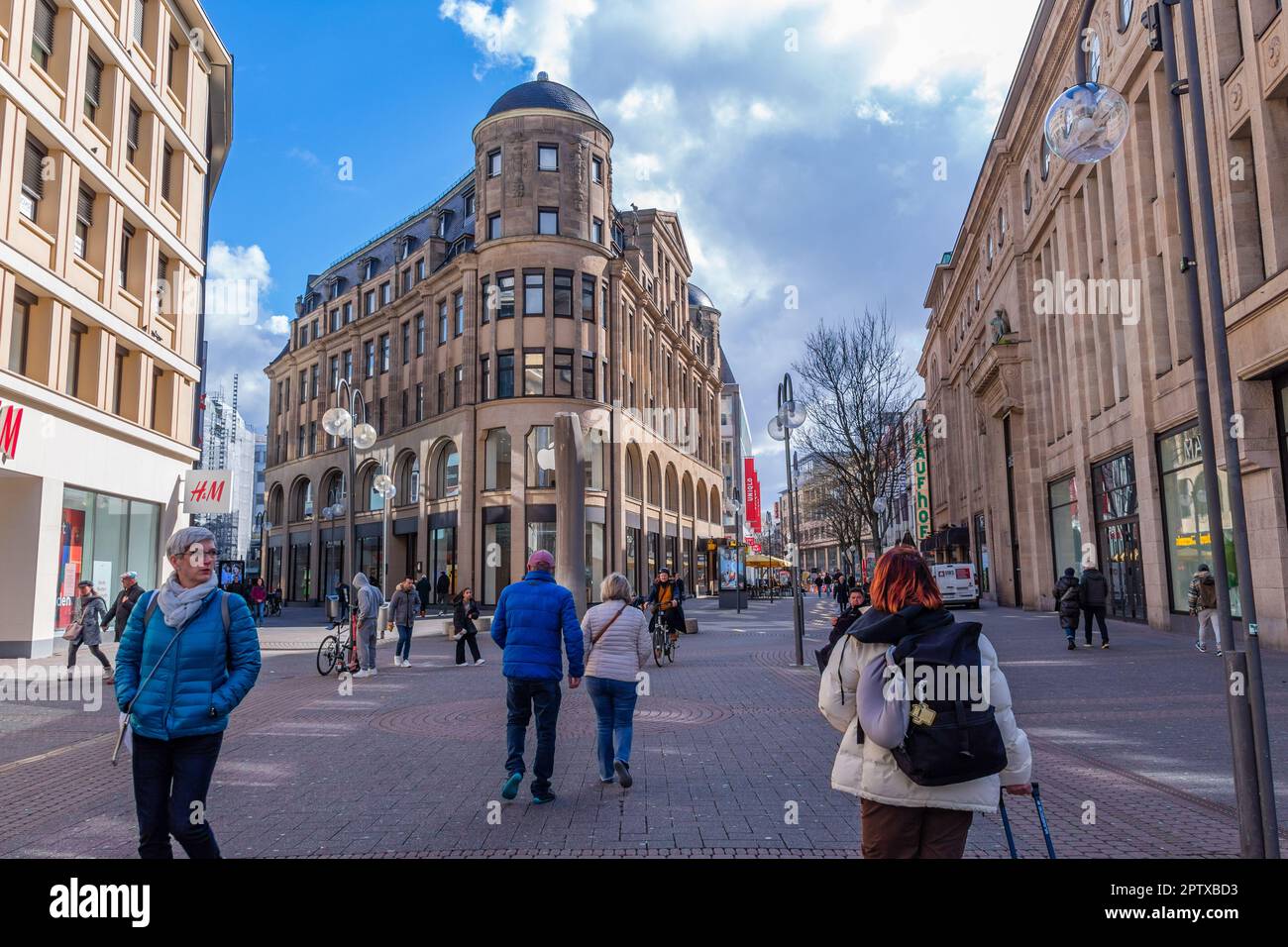 Cologne, Germany: 27 March 2023: High street in Cologne city ...