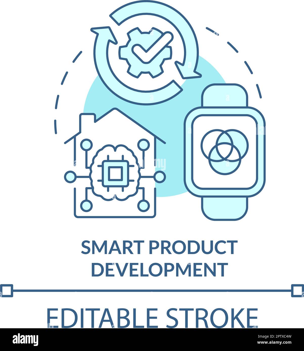 Iot circle logo hi-res stock photography and images - Alamy