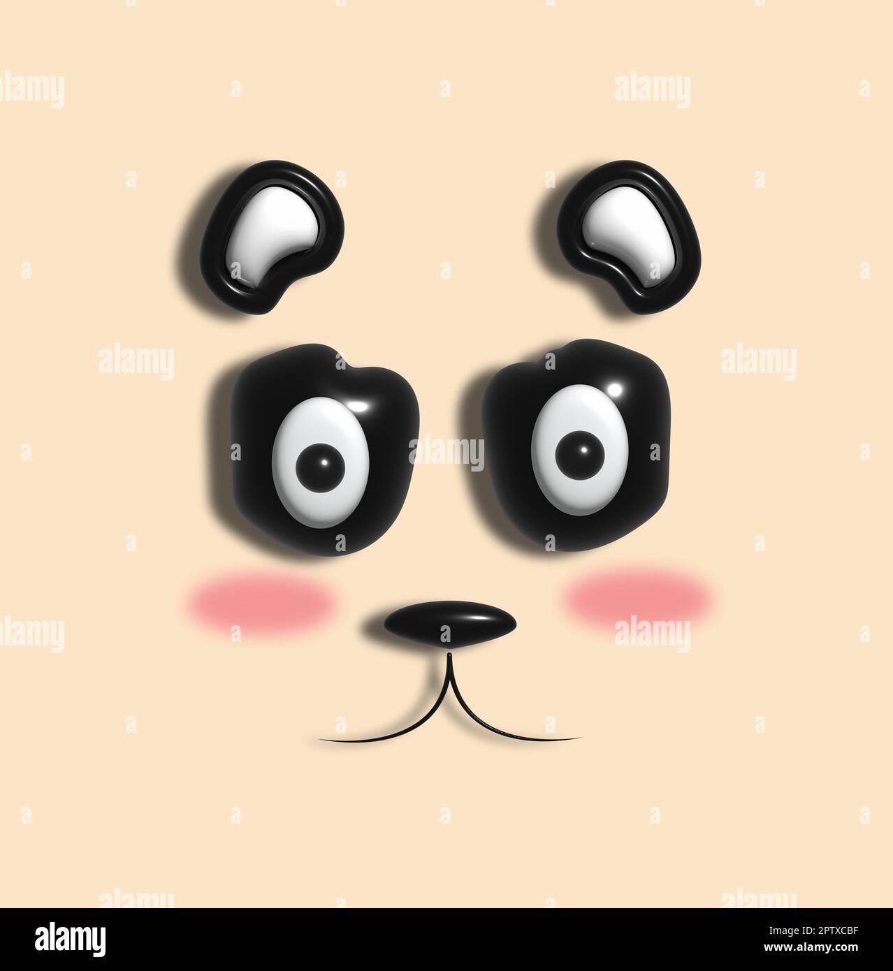 Panda Saying Happy Welcoming To Paris
