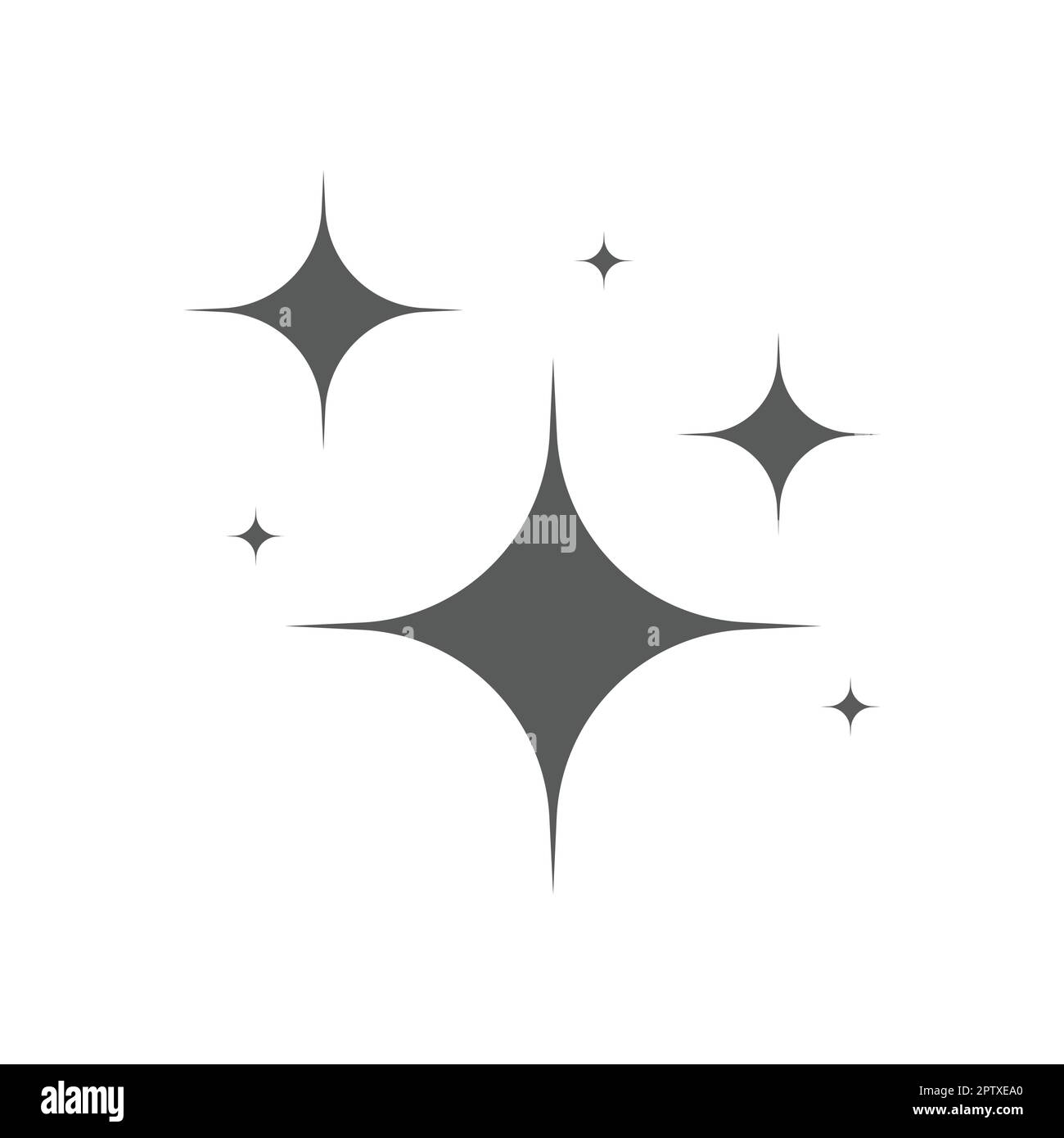 Clean, shine and sparkle black vector icon set Stock Vector Image & Art ...