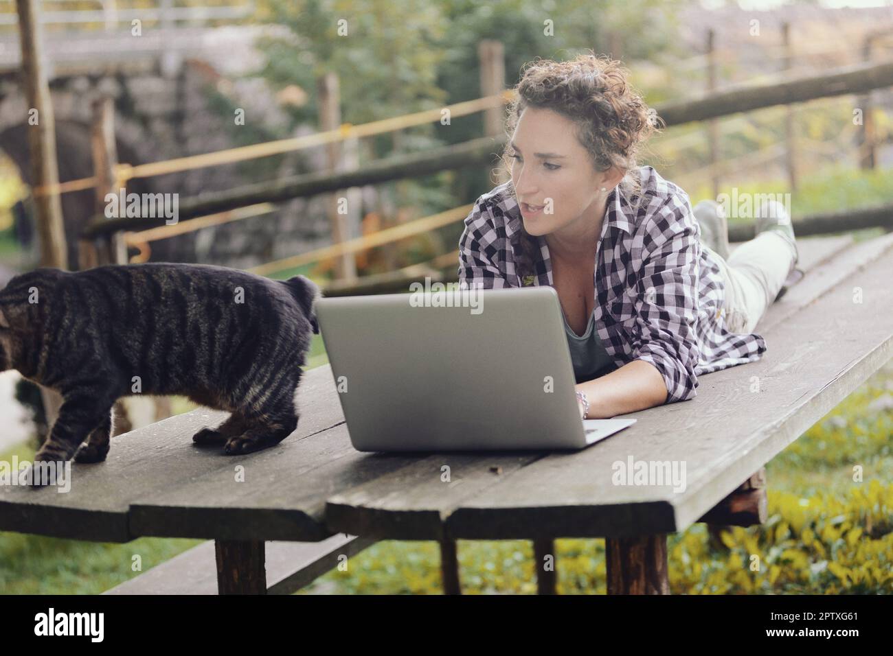 Hey cat usurper of territory, get out of my natural environment. This ...