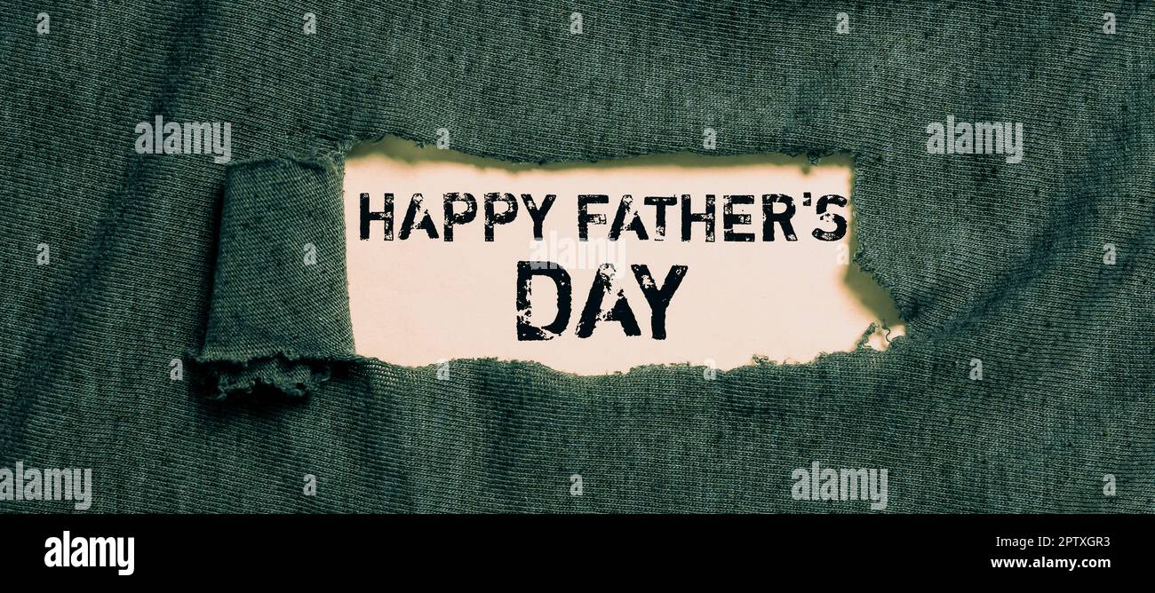 Writing displaying text Happy Father's Day, Word for time of year to ...