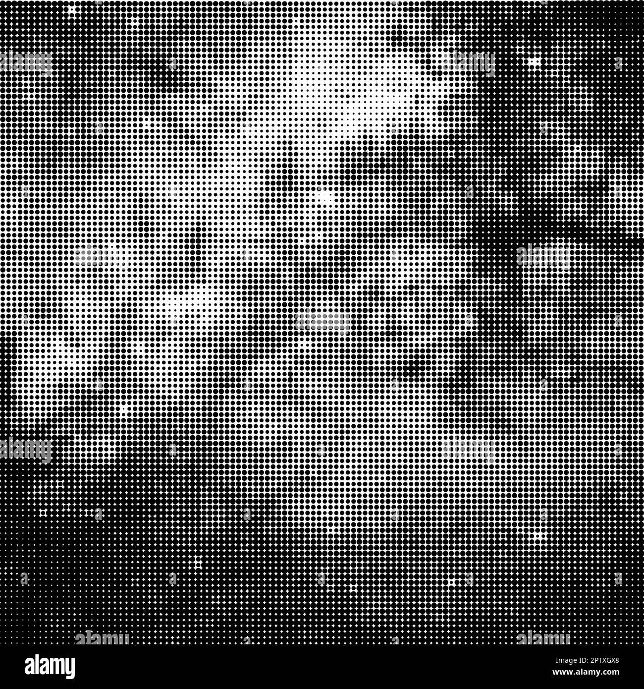 Halftone Pattern. Set of Dots. Dotted Texture on White Background ...