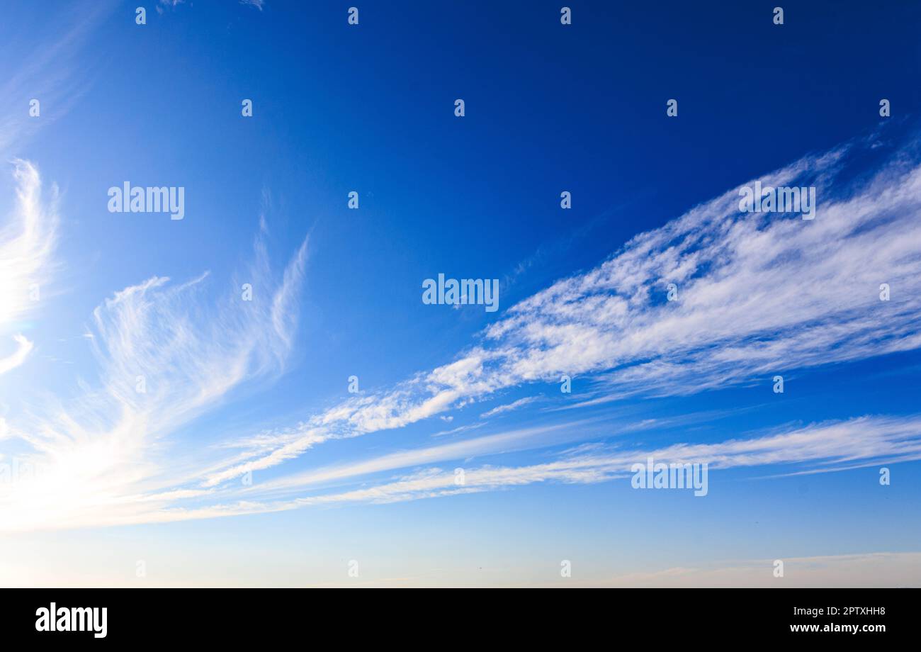 unusual clouds in the sky, changing the sky Stock Photo - Alamy