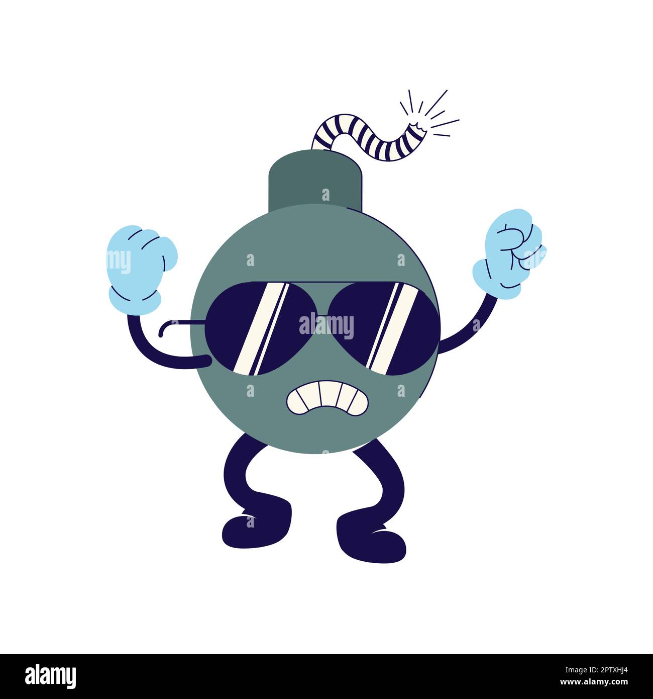 Bomb pow, 70's groovy Retro print. illustration for tee, t shirt and ...