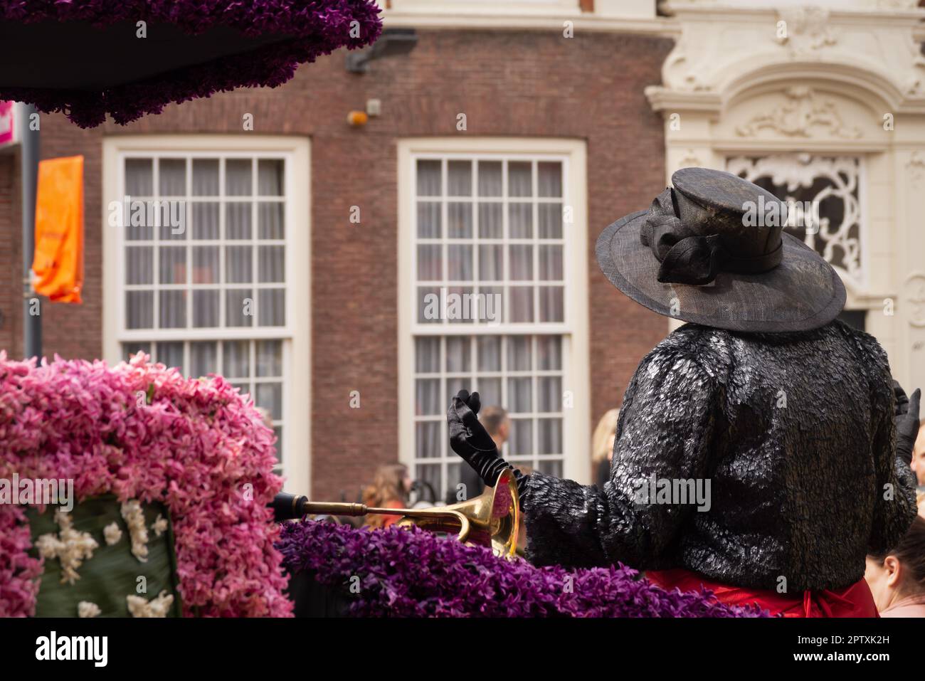 April 23, 2023, Haarlem, Netherlands, as Details from the traditional ...